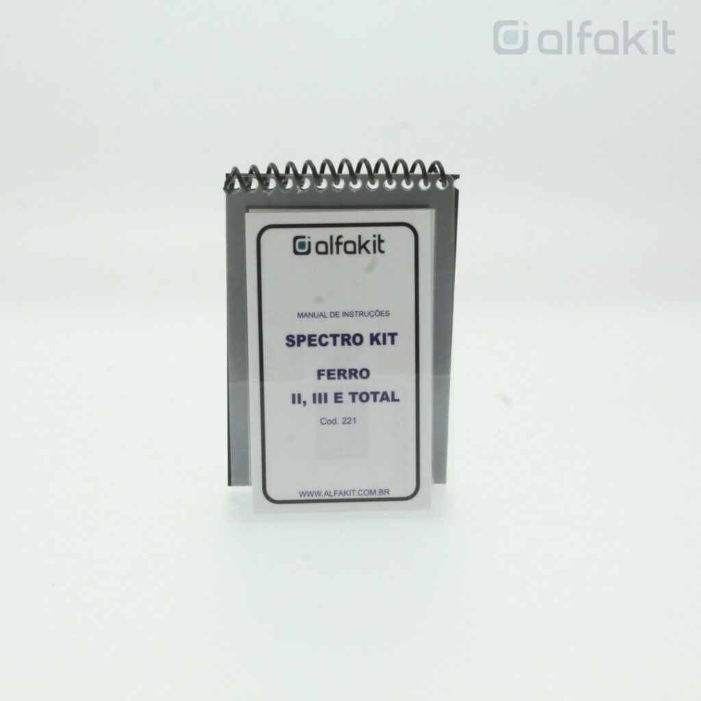 Spectro Kit Ferro Total, II e III - Alfakit
