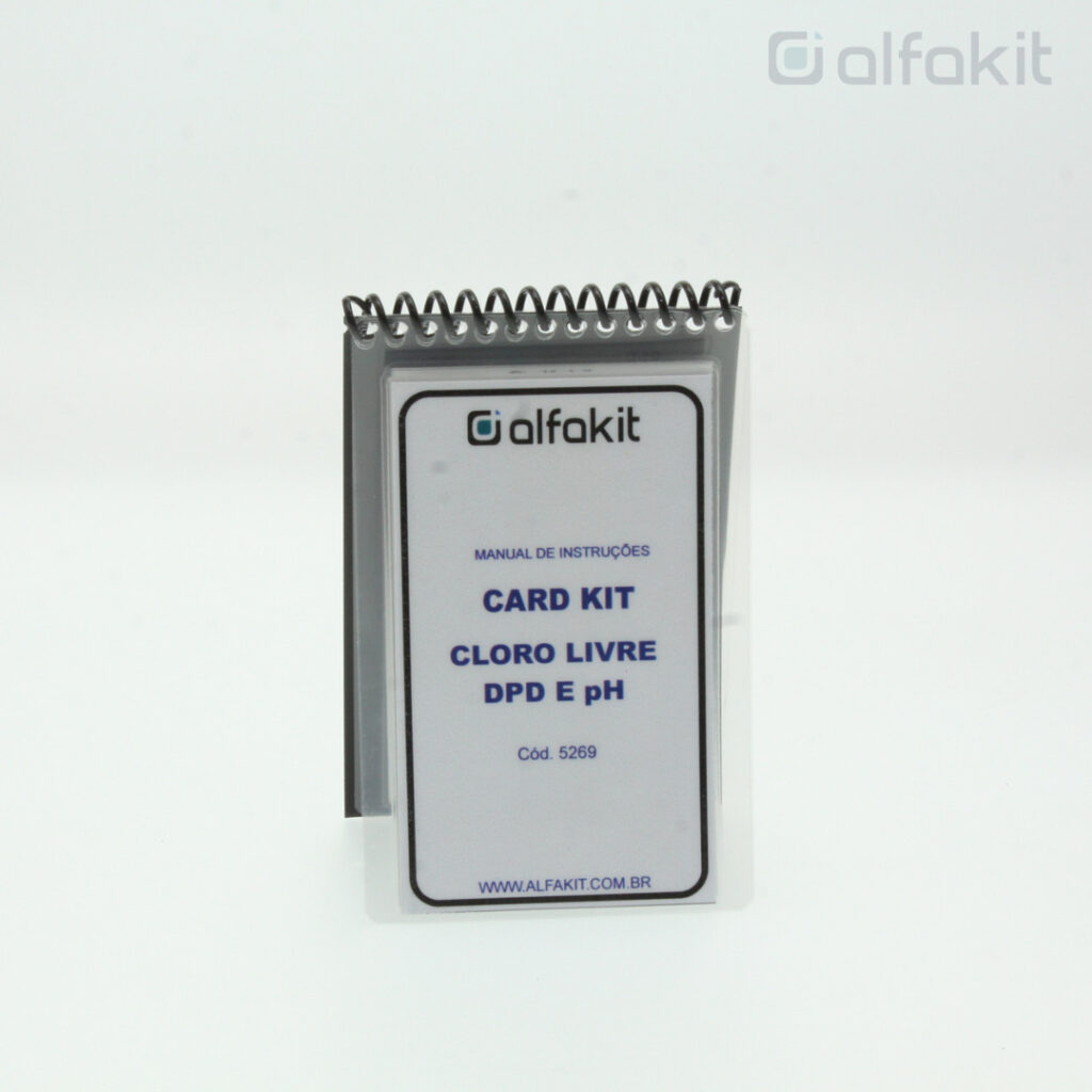 Card Kit Cloro DPD Livre e pH - Alfakit